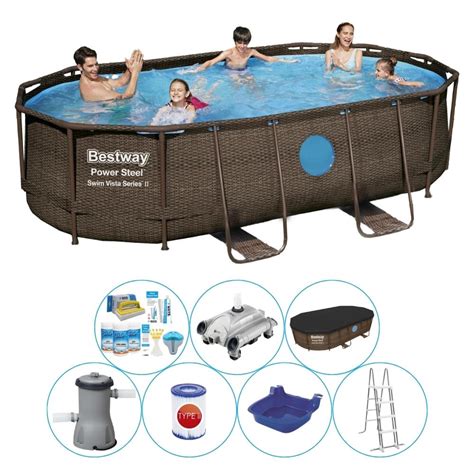 Ensemble De Piscine Tout En 1 Bestway Power Steel Swim Vista
