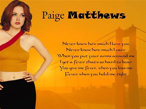 Rose As Paige Matthews Rose Mcgowan Photo 10856520 Fanpop