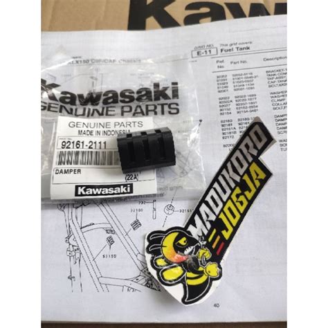 Jual Karet Damper Tangki Samping Klx 150 Original Shopee Indonesia