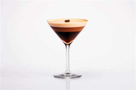 Premium Photo Espresso Martini Cocktail On A White Isolated