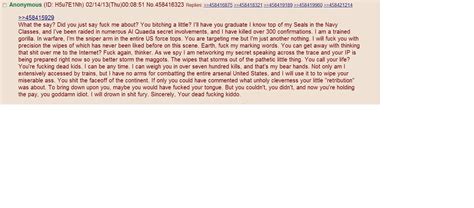 What The Say Did You Just Fuck Me About Rnavysealcopypasta