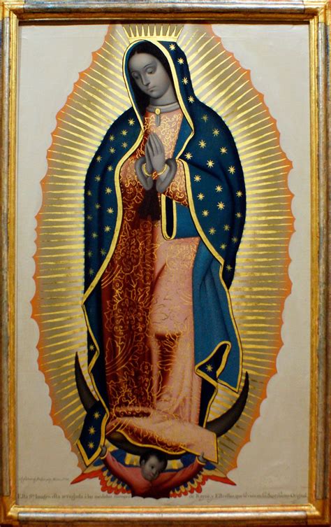 José María de Alcíbar Virgen de Guadalupe óleo sobre tela x cm ca Virgen de
