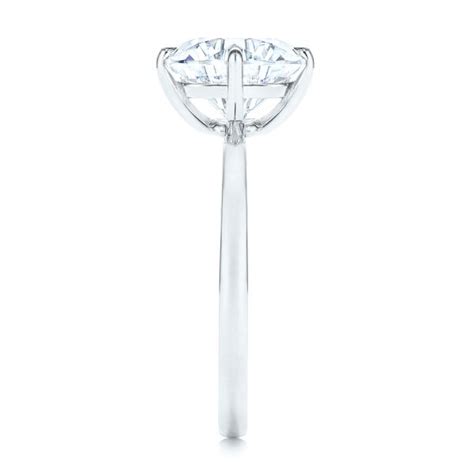 Platinum Compass Set Diamond Engagement Ring 106729 Seattle Bellevue