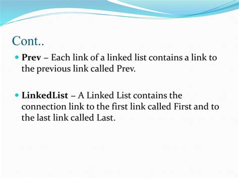 Doubly Linked List Ppt