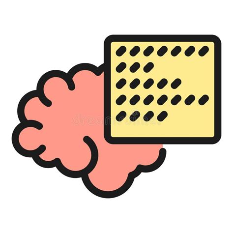 Brain Coding Icon Vector Flat Stock Vector Illustration Of Isolated