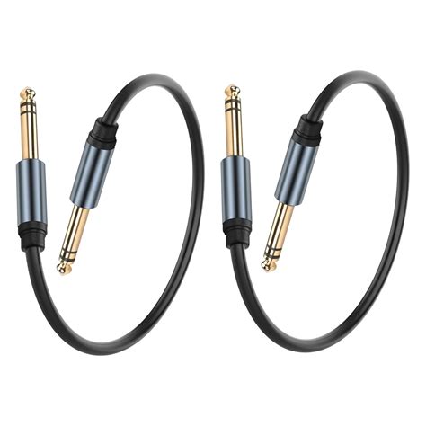 Jsadzkj 1 4 Inch Trs Stereo Cable 6 35mm Male To 6 35mm