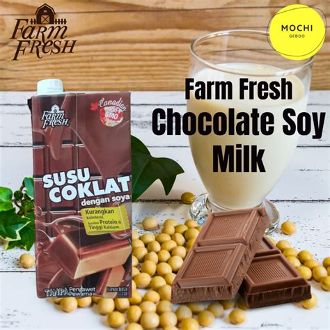 Min Purchase 4 Bottles 1l Farm Fresh Uth Milk Soy Milk Chocolate