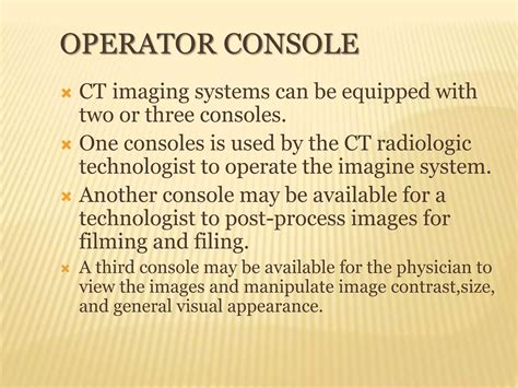 Lab Components Of Ct Scanner PPTX Physics Science