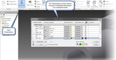 Inventor Tales Autodesk Inventors Special Functions In Parameters