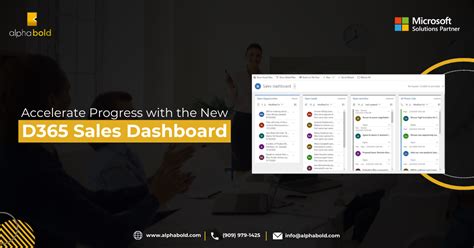 Accelerate Progress With The New D365 Sales Dashboard