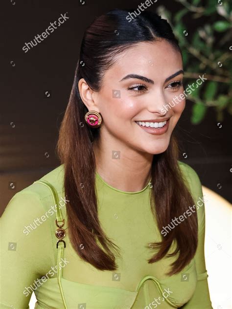 American Actress Camila Mendes Wearing Versace Editorial Stock Photo Stock Image Shutterstock