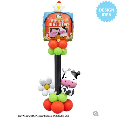 18 Inch Qualatex Birthday Barn Foil Balloon 26549