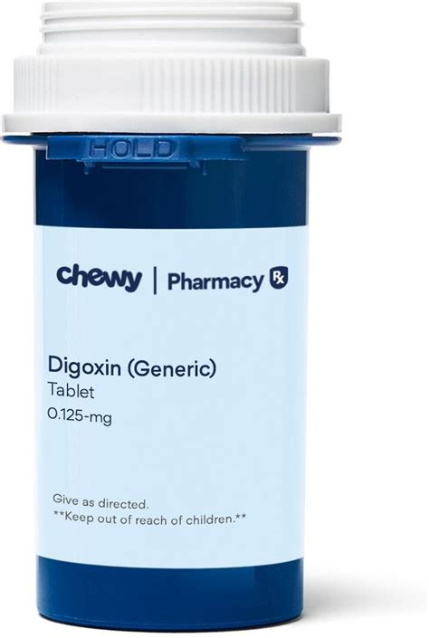 Digoxin Generic Tablets 0125 Mg 60 Tablets