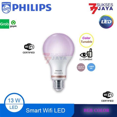 Jual Philips Lampu Smart Wifi Wiz Led W Watt Bluetooth Rgb Color Tuneable W Di Seller