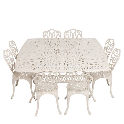8 Seater Lisa With Elizabeth 164cm Table Square Eloff Patio