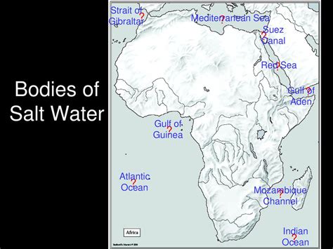 Strait Of Gibraltar Map Africa