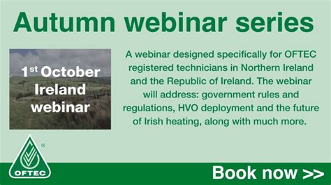 Oftec Webinar On Heating Rules And Regulations Oftec Posted On The