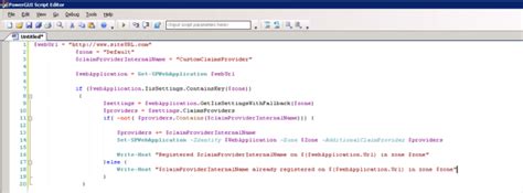 Activate Custom Claims Provider In Sharepoint 2013 Using Windows Powershell
