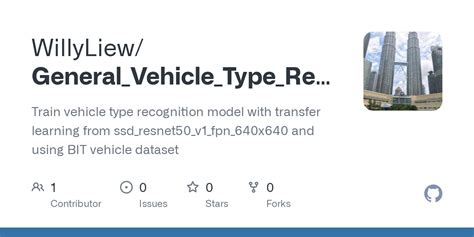 Github Willyliewgeneralvehicletyperecognition Train Vehicle Type