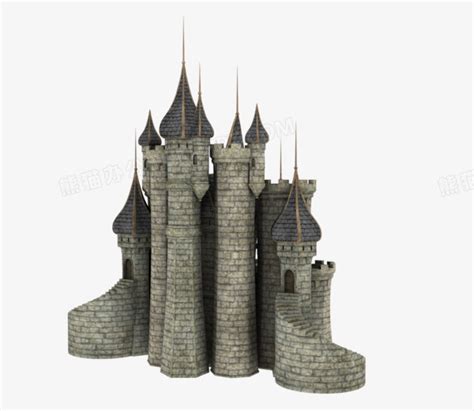 欧式城堡png图片素材下载 城堡png 熊猫办公