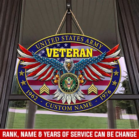 Us Army O 3 Army Captain 2 Layers Wooden Sign 16x16in Proud Us Veteran