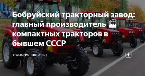 Бобруйский тракторный завод главный производитель 🏭 компактных