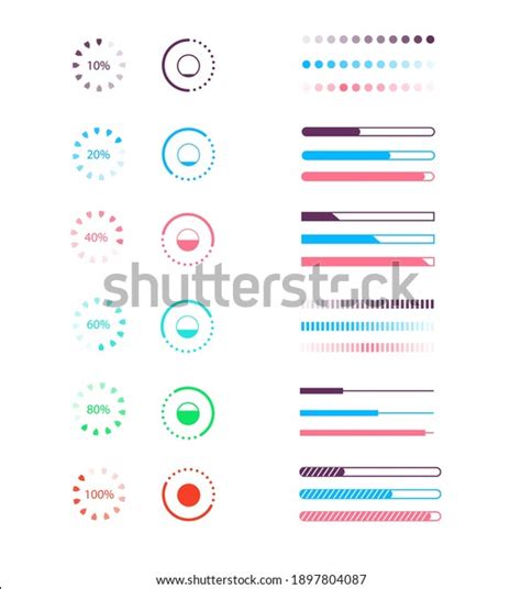 Web Progress Loadercollection Interface Load Icon Stock Vector Royalty Free 1897804087