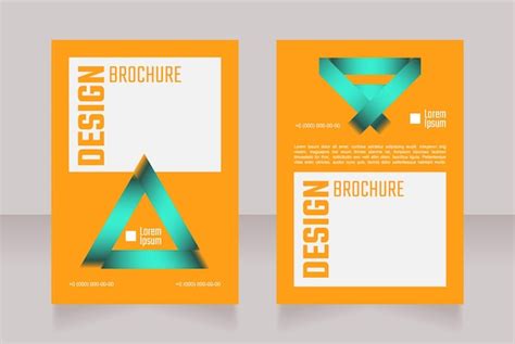 Conception De Brochure Vierge D Informations De Contact De Magasin
