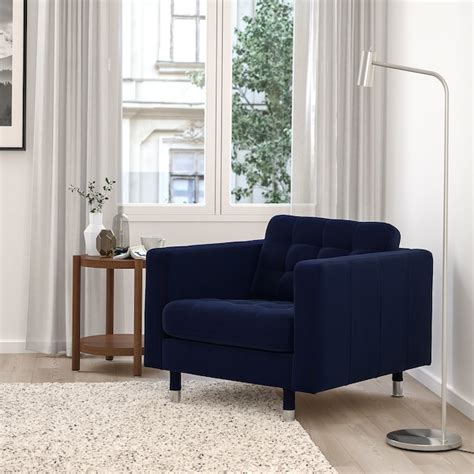 Morabo Armchair Djuparp Dark Bluemetal Ikea
