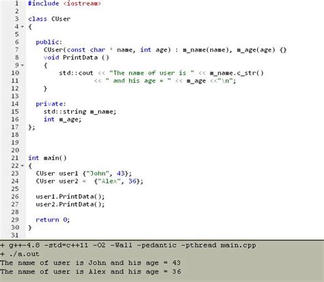 Initialization In C 11 Programming In C 11