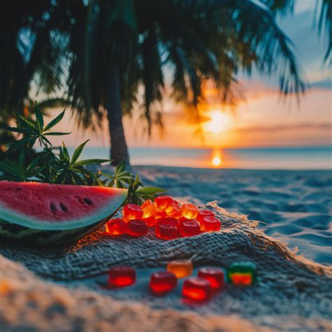 sunset dream gummies watermelon 100mg d9 thc 30pcs pack 14 99