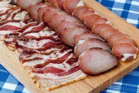 Рецепты приготовления вяленого мяса свненины | Деликатесы, Рецепты ...