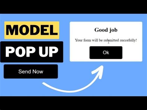 Very Simple Modal(Popup) Using html css and javascript. - YouTube