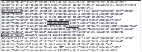Technical Tip How To Understand The Utm Block Log Fortinet Community