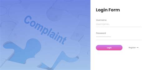 Complaint Management System Free Template In Php And Bootstrap