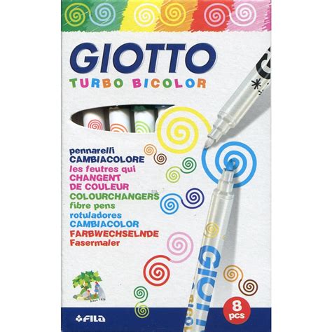 Giotto Turbo Bicolor Magic Marker Pens S Color Changing Marker