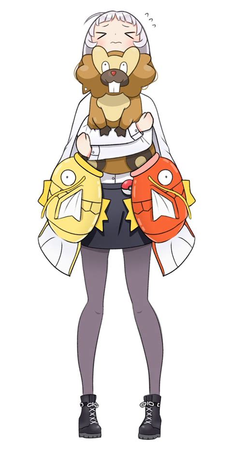 ポケモン「一日ポケモン博士を任されたシオンちゃん 紫咲シオン新衣装予想 シオンの書物」ペネ🌙のイラスト