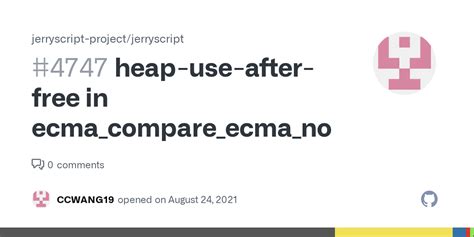 heap use after free in ecma compare ecma non direct strings · issue