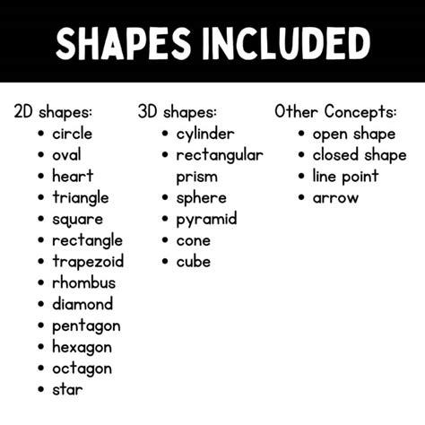 2d And 3d Shape Printables Garden Party By Miss Kebler Elf Tpt