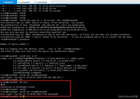 集群03之ssh免密登陆配置安装ssh、配置ssh无密码登陆集群、单节点模式都需要用到 Ssh 登陆类似于远程登陆 Csdn博客