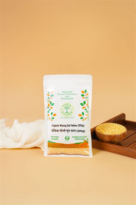 Organic Moong Dal Yellow 500 G