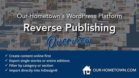 Reverse Publishing Our Hometown