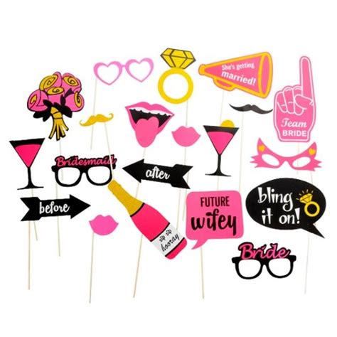 Hens Party Team Bride Photo Booth Props