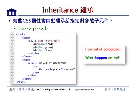 CSS Cascading Inheritance PPT