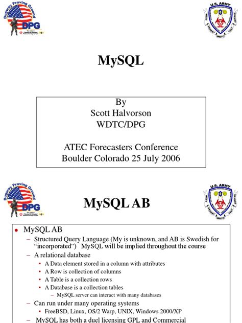 an overview of the mysql relational database structure and basic sql