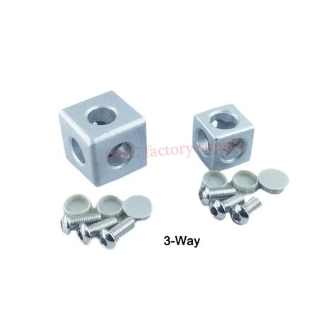 Buy Hot Sale 30 40 Aluminum Profile Fittings 3 Way