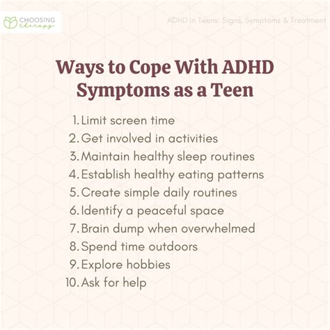 Symptoms Of Adhd In Teens