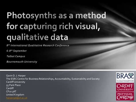 Photosynths As A Method For Capturing Rich Visual Qualitative Data Pptx