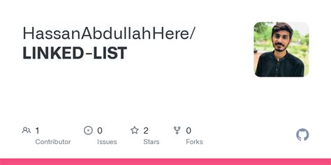 GitHub HassanAbdullahHere LINKED LIST
