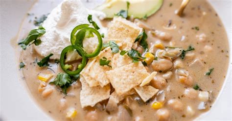 Vegan White Chickpea Chili Moon And Spoon And Yum